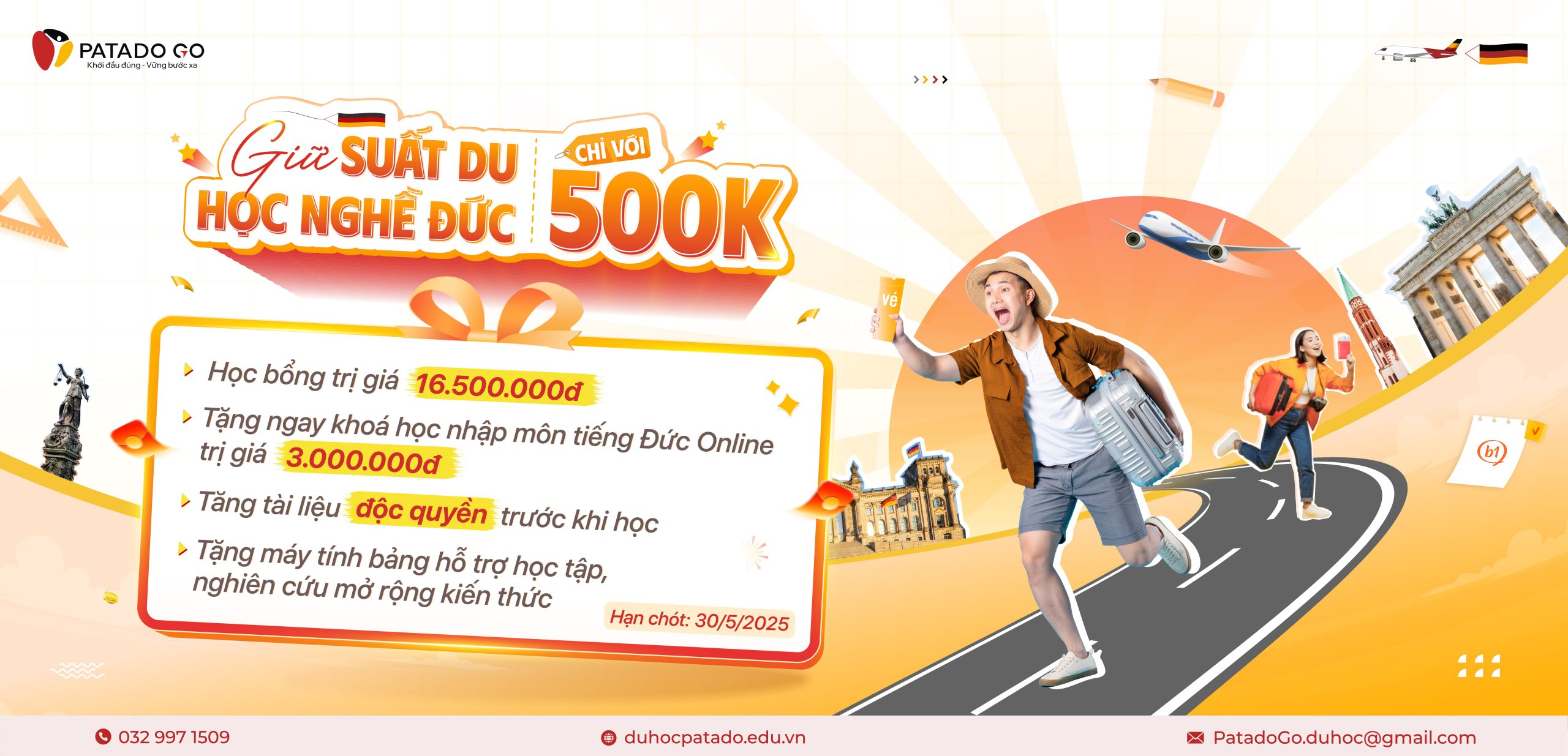 Khóa tiếng Đức online - Patado